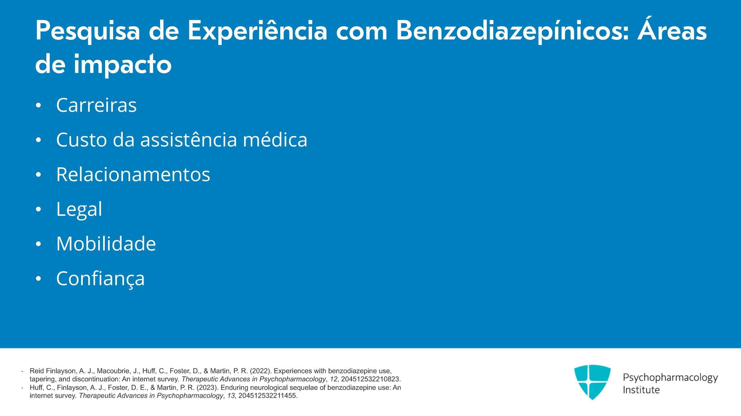Além da interrupção do uso de benzodiazepínicos: compreensão dos ...