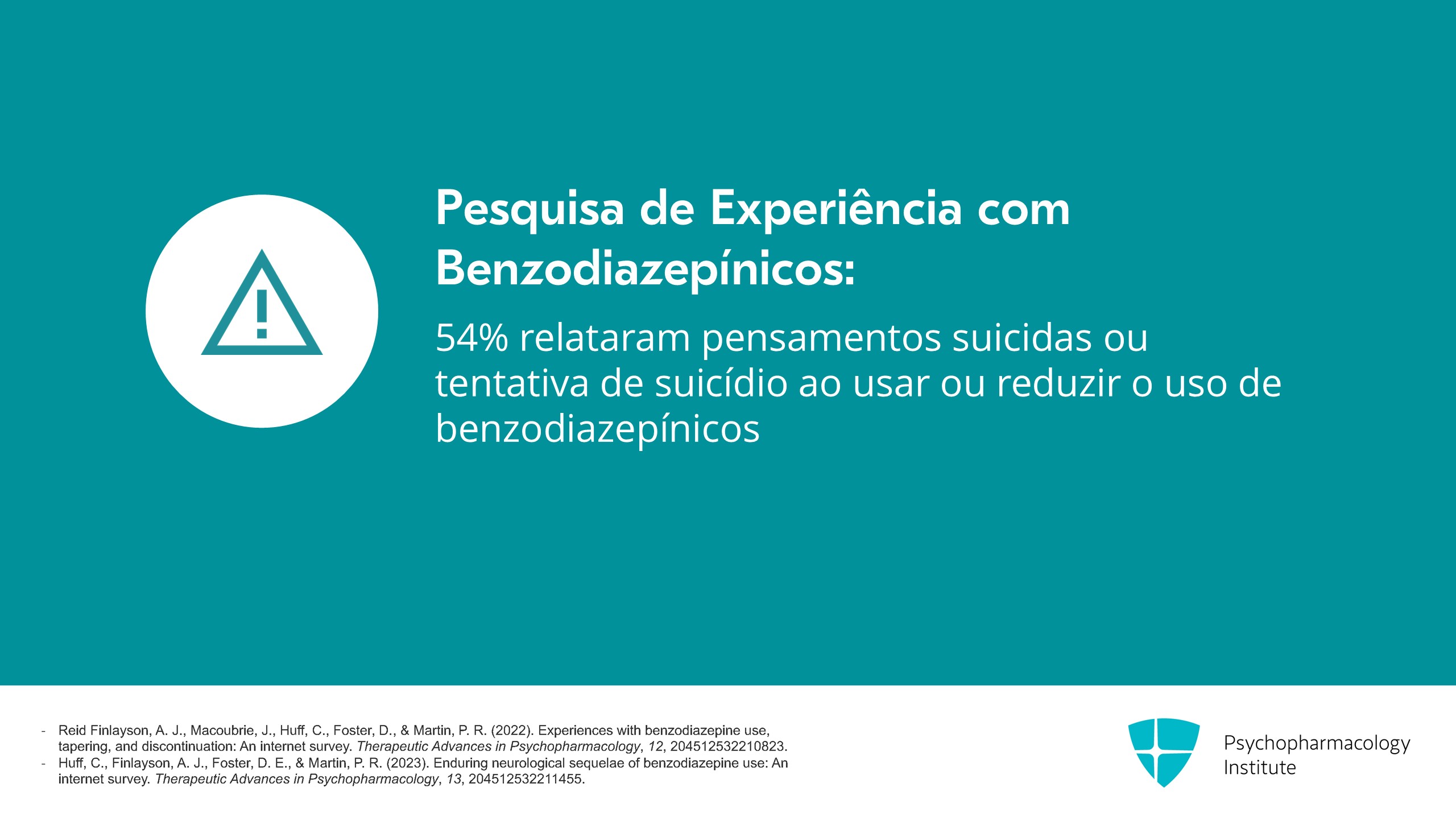 Além da interrupção do uso de benzodiazepínicos: compreensão dos ...