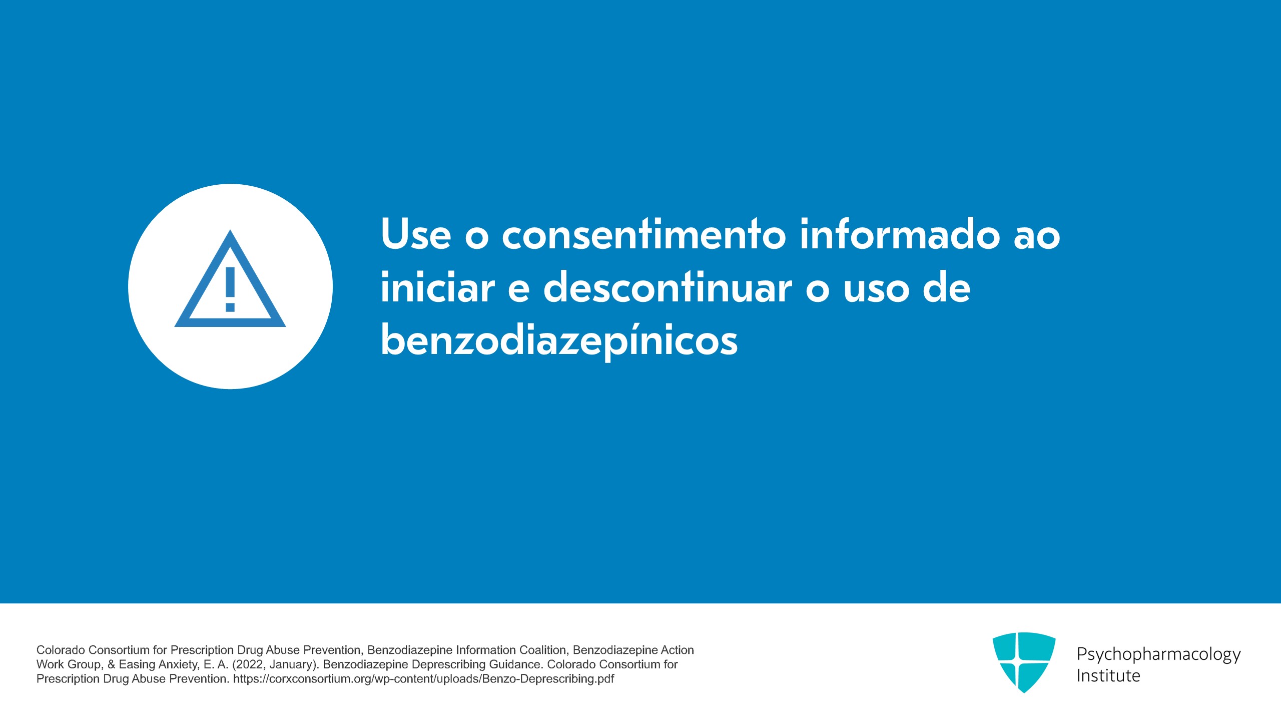 Desprescrição de benzodiazepínicos: indicações, benefícios e riscos ...