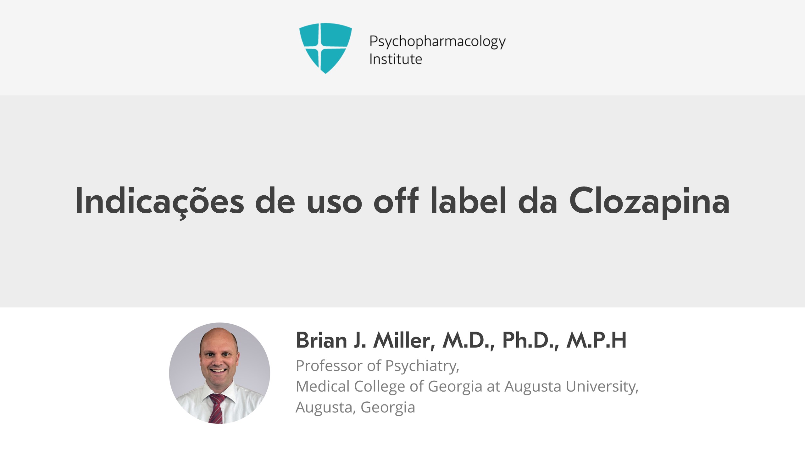 Indicações de uso off label da clozapina - Psychopharmacology Updates ...