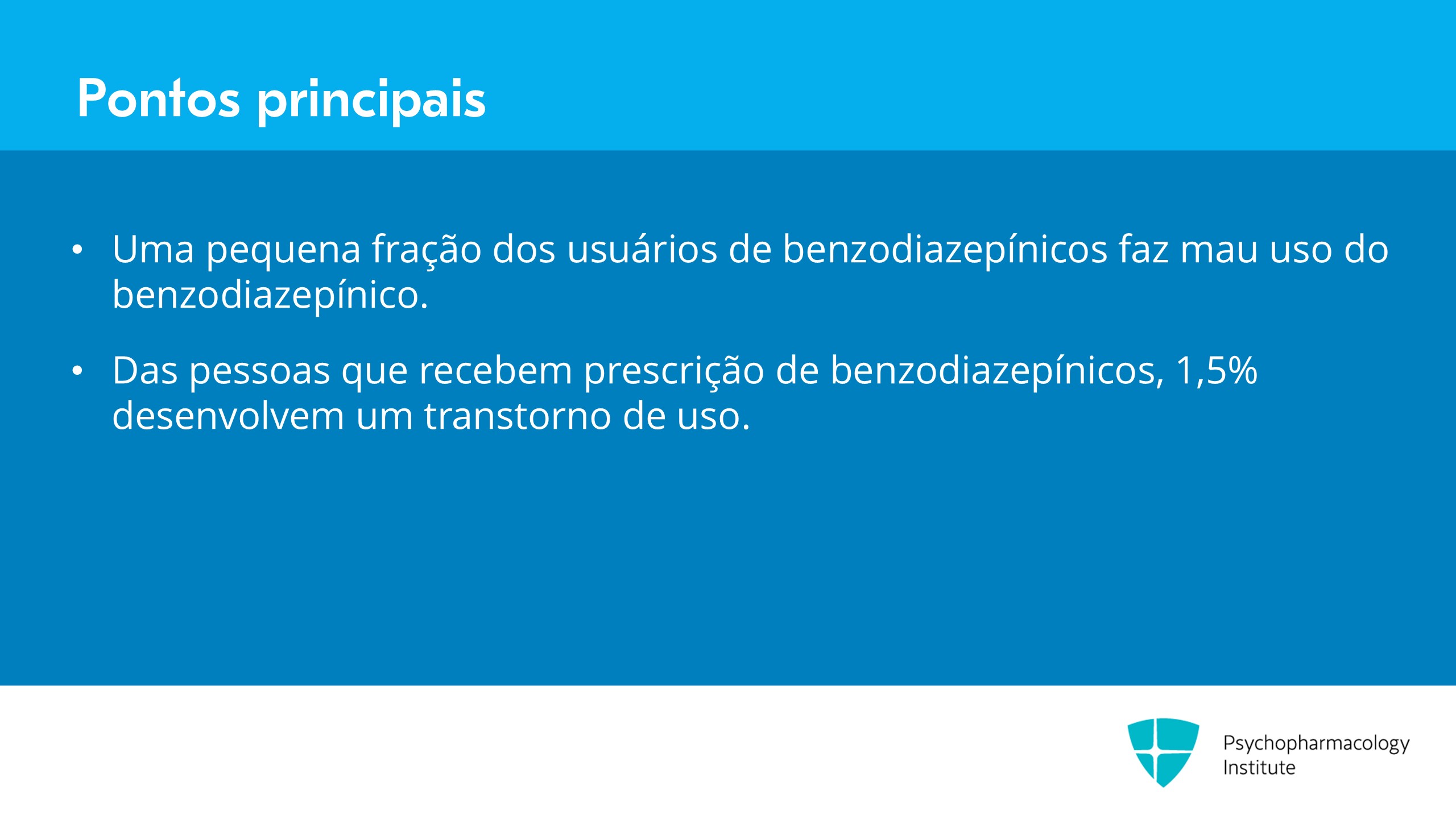 Transtorno por uso de benzodiazepínicos - Psychopharmacology Updates ...